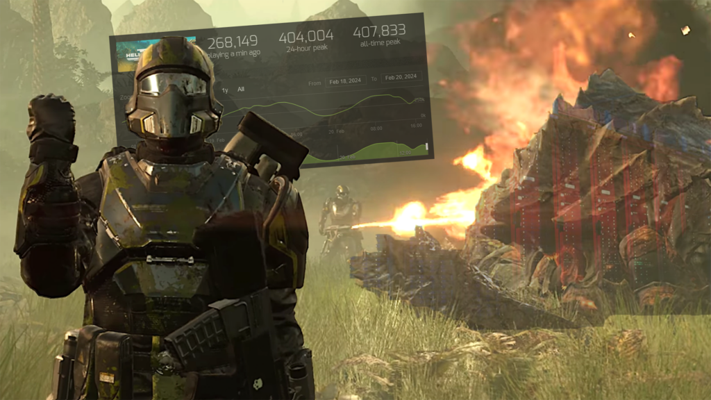 Helldivers 2 Breaks All-Time Peak Player Count Again